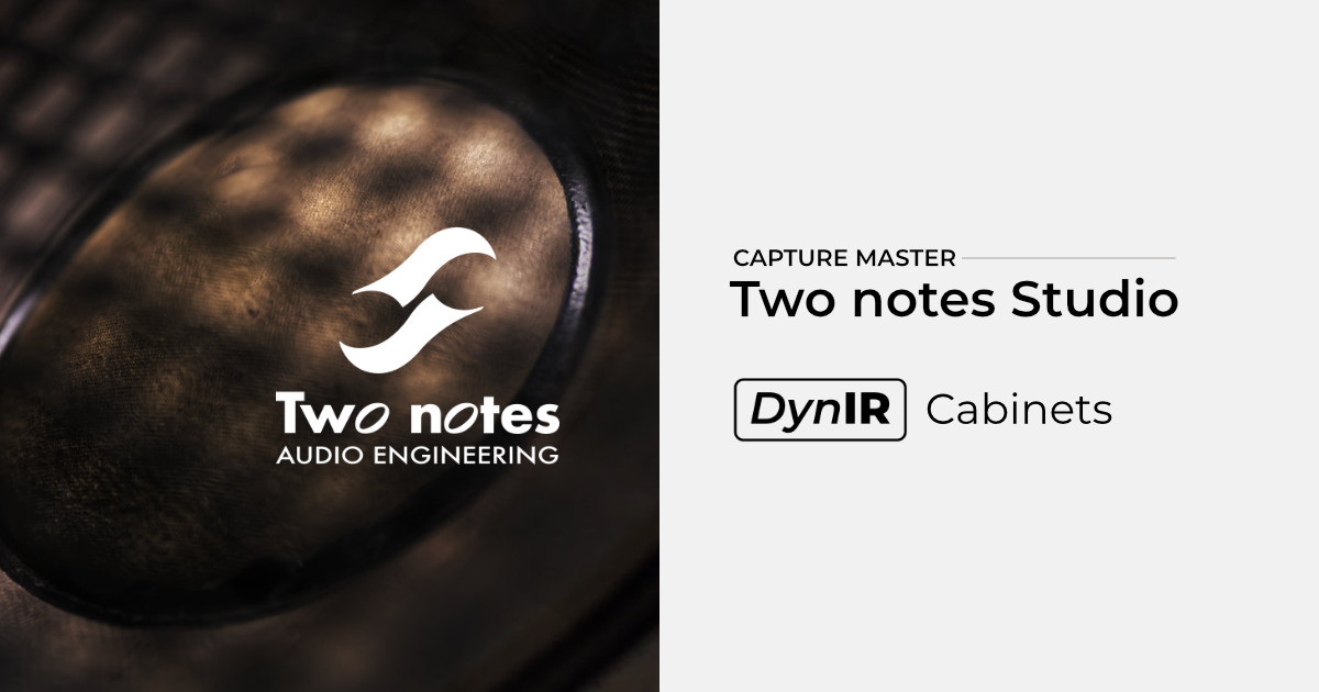 Two notes Studio Dynamic IR Speaker Captures | Two notes