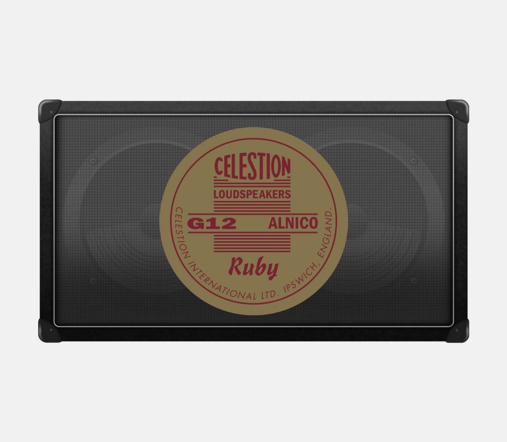 Celestion Ruby Open 2x12 Dynamic IR Cabinet - Two notes