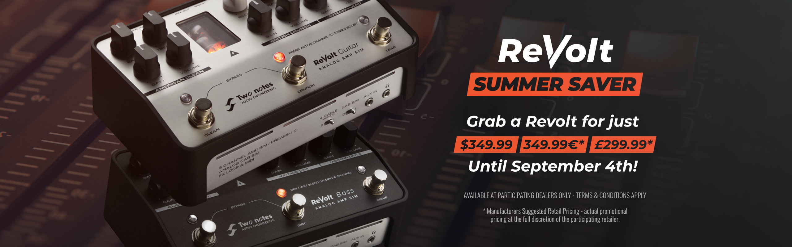 ReVolt Series Limited Time Summer Saver! - Two notes